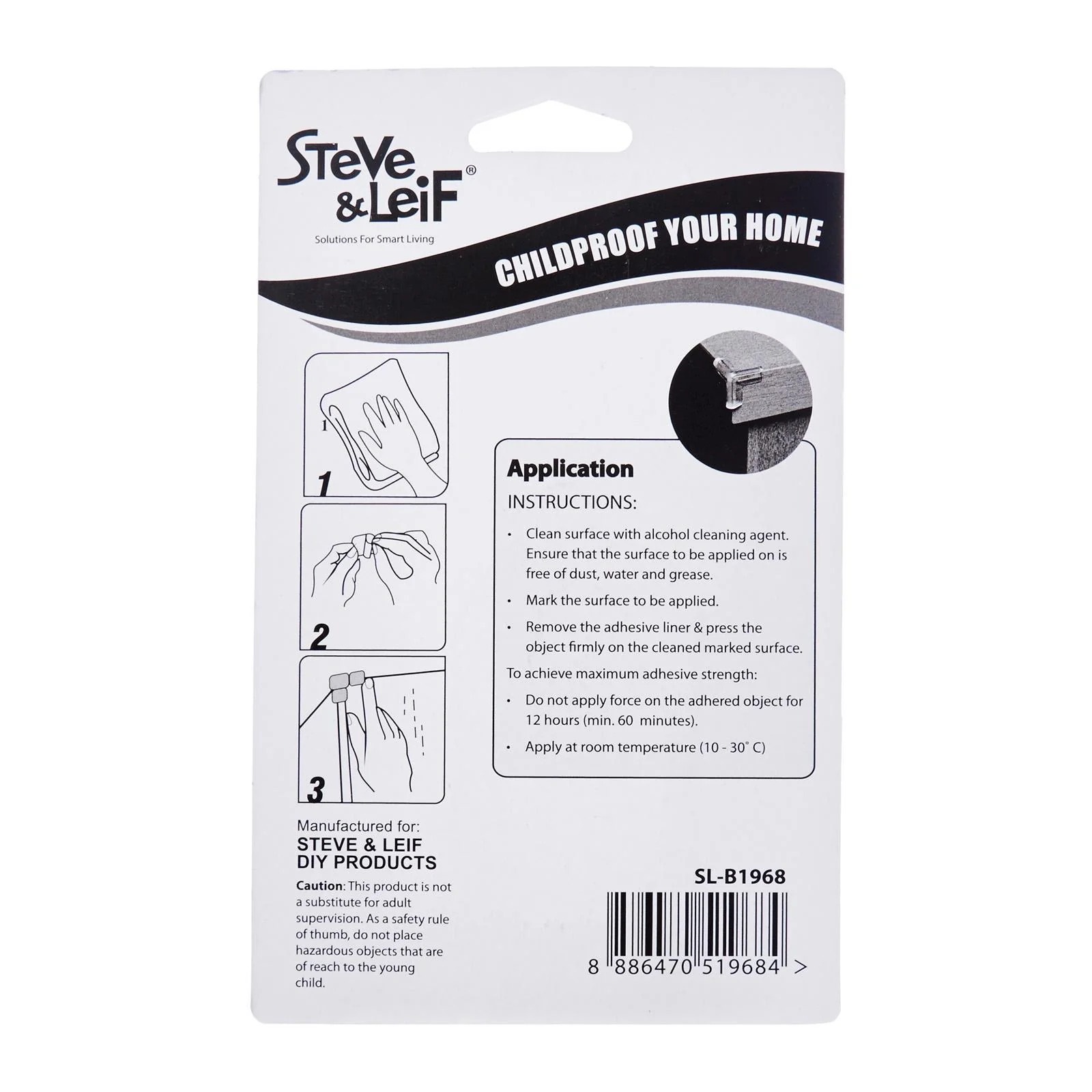 SL MINI EDGE PROTECTOR (8PCS) SL-B1968 | Door Hardware & Locks | Horme ...