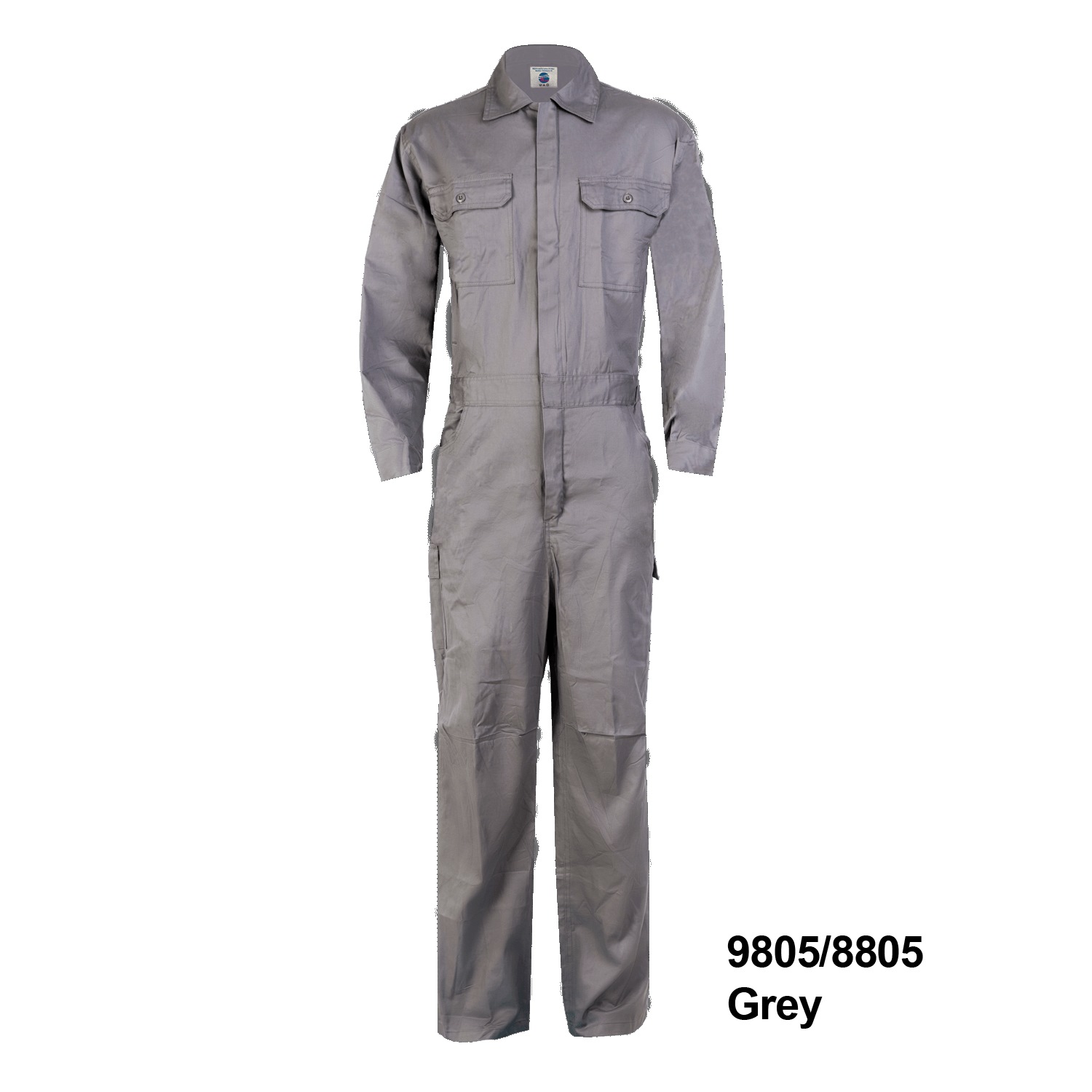 HSK HD COTTON COVERALL GREY 8805 | Protective Apparel | Horme Singapore
