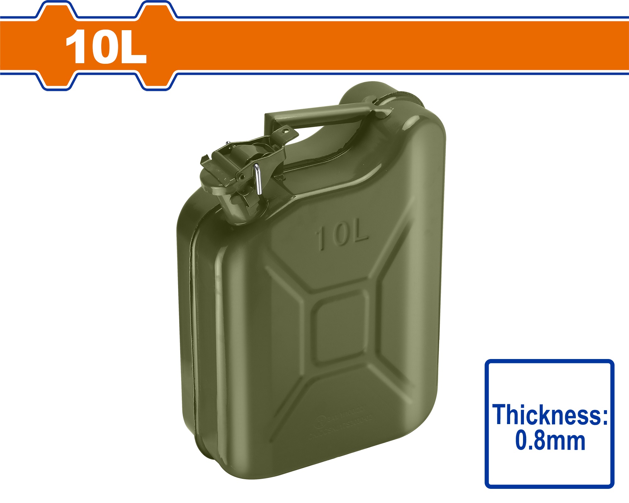 WADFOW STEEL VERTICAL JERRICAN 10L WQY1310 | Other Storage Equipment ...